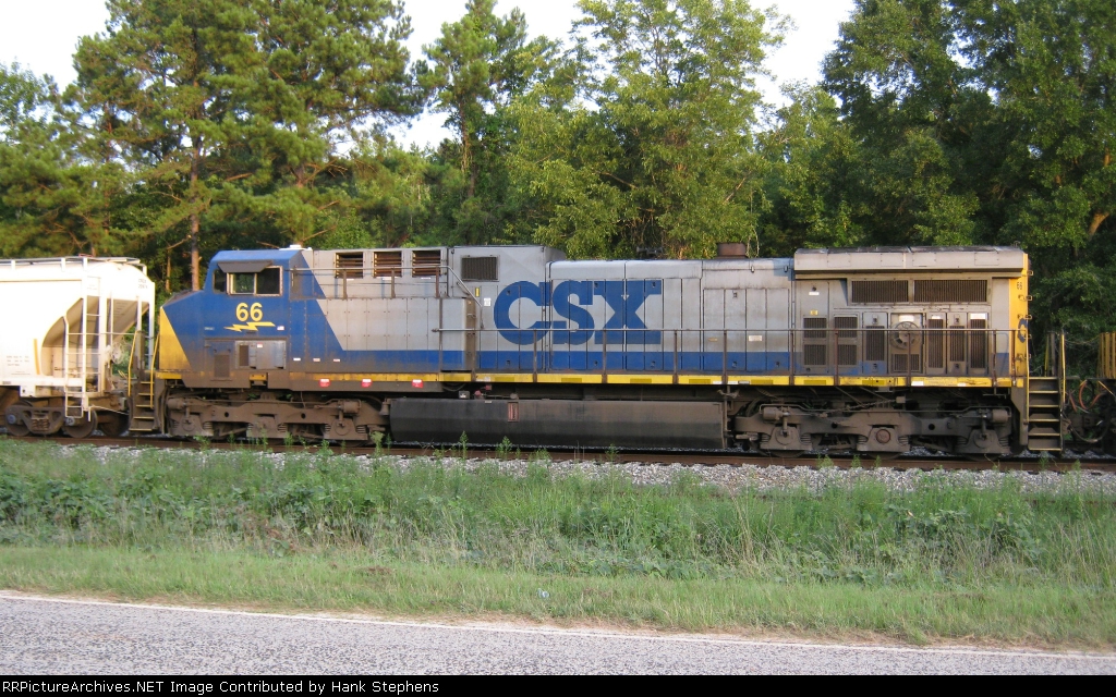 A746 is tied down for the night at Cusseta, AL with #66 in trailing positon